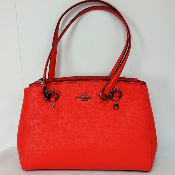Coach | Bags | Coach Etta Red Carry All With 2 Handles Noc22376938 ...